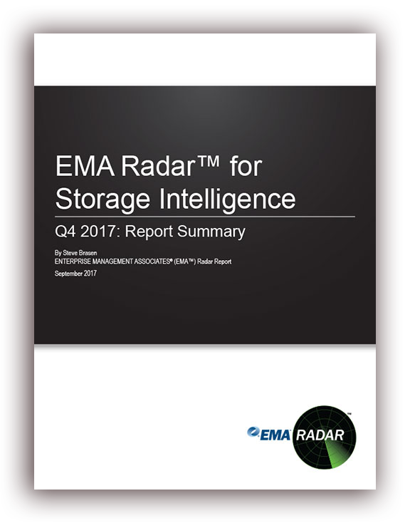 Report Summary - EMA Radar for Storage Intelligence Report Summary - EMA Radar for Storage Intelligence